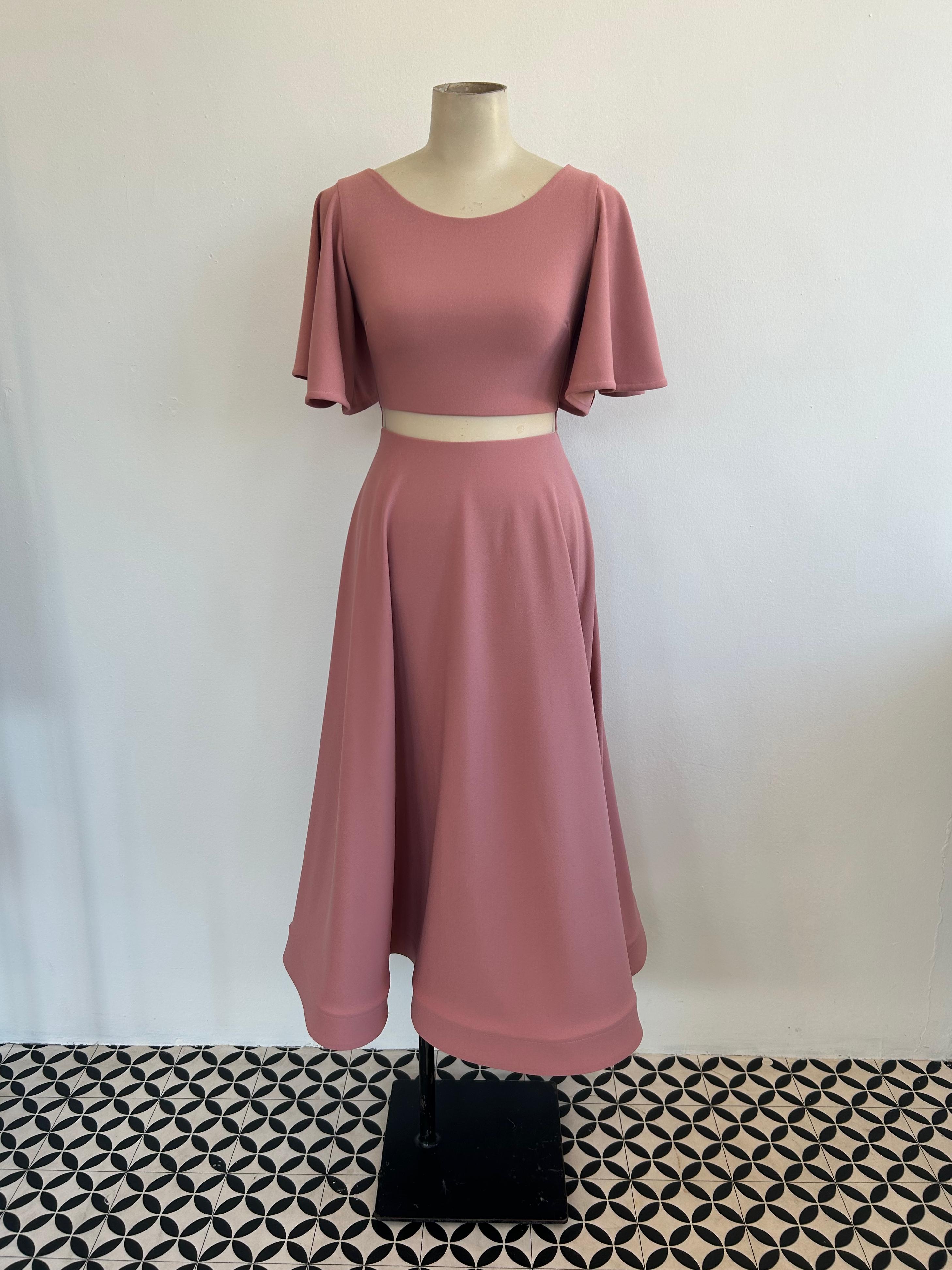 ALEXA TEA LENGTH (SALE) – LENA LISA | Fashion Designer